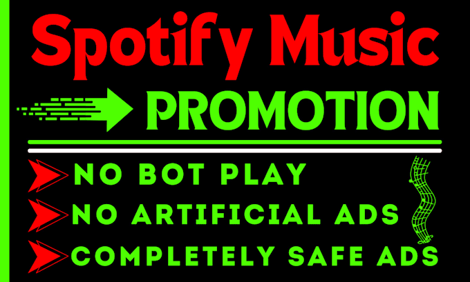 Create effective music ads to promote your spotify by Spotify_park | Fiverr