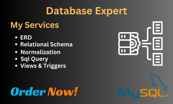 Make Database Erd Normalization Write Sql Queries Mysql By Teamxdeveloper Fiverr