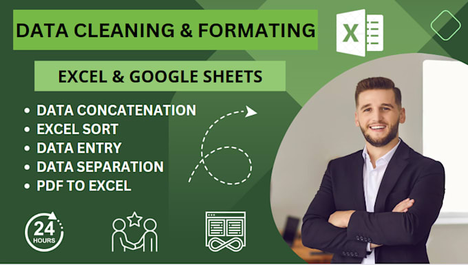 Do data cleaning, excel data cleaning, data formating and data sorting by Rao_ravi | Fiverr