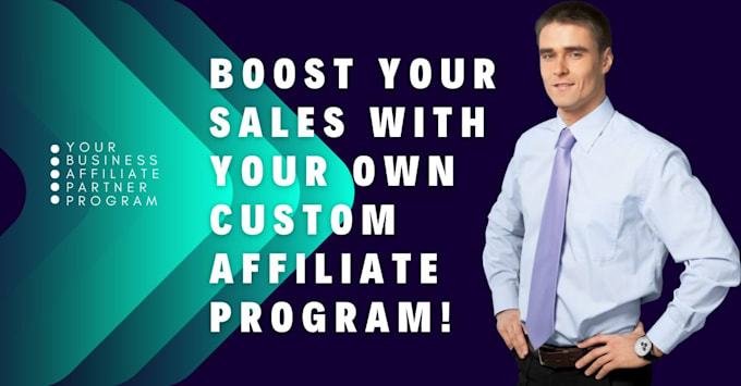 Setup for you your affiliate partner program for your product and ...