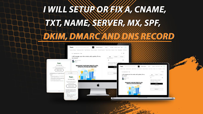 Configurer ou corriger un enregistrement cname, txt, serveur de noms, mx, spf, dkim, dmarc, dns