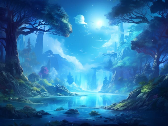 Create amazing fantasy landscape concept art by Mainntim | Fiverr