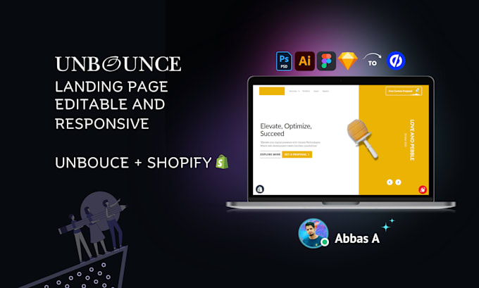 Create a high converting unbounce landing page or a figma to unbounce ...