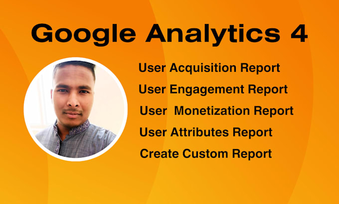 Build google analytics 4 custom dashboard and analyze ga4 report by Ads_pro_riazul | Fiverr