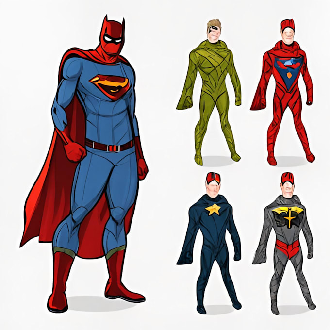 Draw your superhero character design by Vlodpie90 | Fiverr