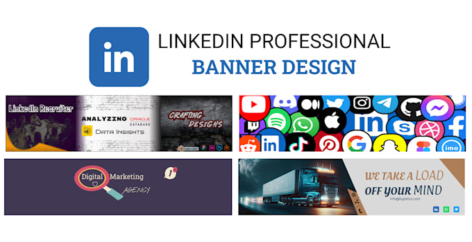 Design professional linkedin banner, header, profile cover, or ads by ...