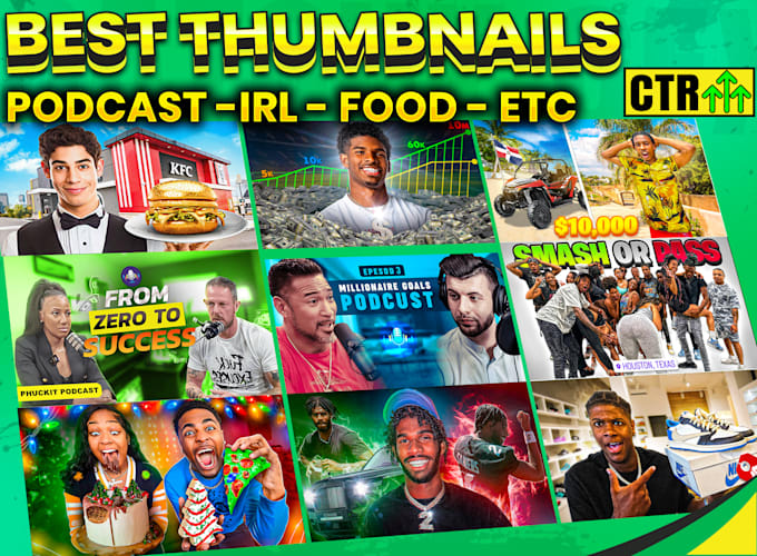 Design a high ctr youtube thumbnail that grabs attention by Catchygfx ...