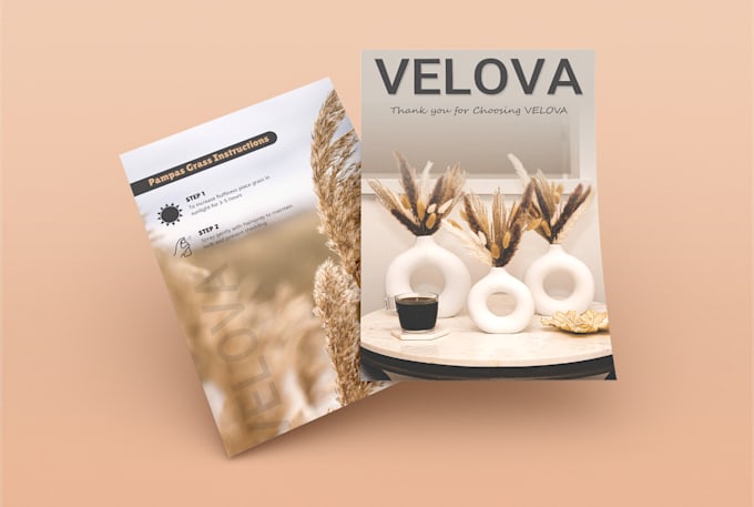 Design product insert card, thank you card for your business by ...