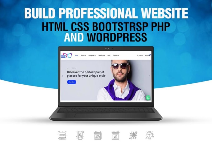 Design develop responsive website in html css js or wordpress by ... Design develop responsive website in html css js or wordpress by ...