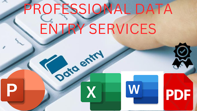 Data entry, copy paste, excel data entry, pdf to excel by Mithushan3 | Fiverr