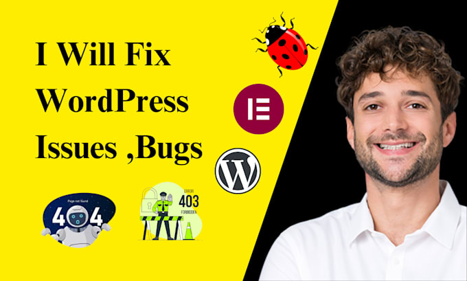Fix or repair any kind of wordpress bug and elementor errors by Devsrahat | Fiverr