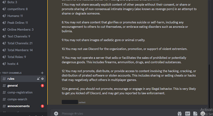 Make you a advanced discord server by Oogyboogy860 | Fiverr