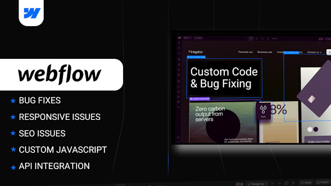 Do Bug Fixing Api Integration Webflow Website Development By Asadullahsalim Fiverr