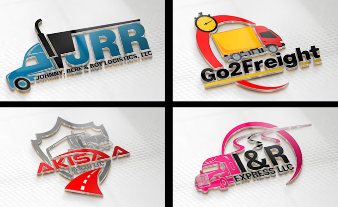 Logo design trucking logistics delivery repair company by Muskansiyal ...