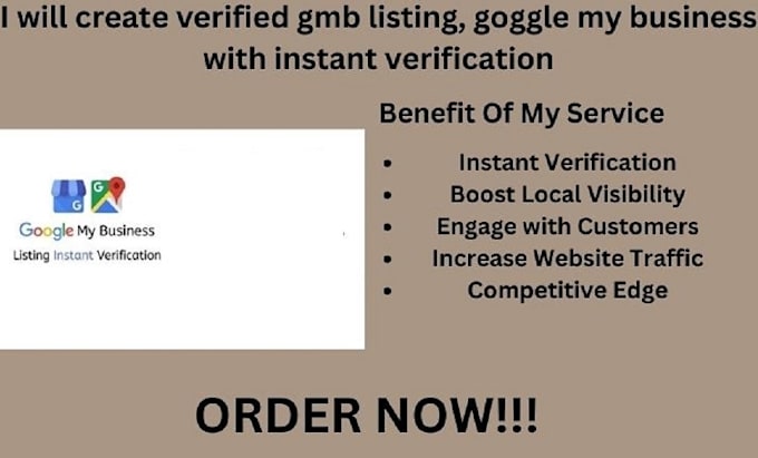 Create verified modern gmb listing, goggle my business with instant ... Create verified modern gmb listing, goggle my business with instant ...