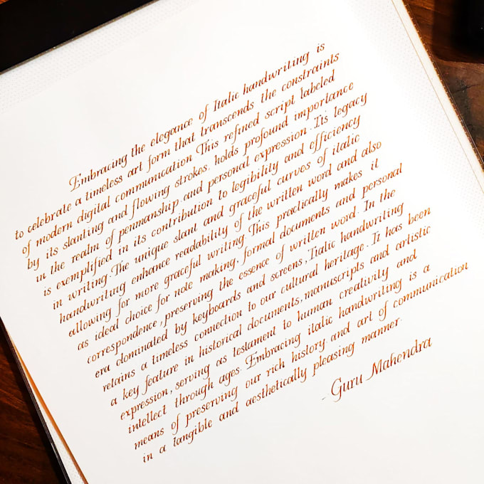 Transform your handwriting through handwriting course by Gmcalligraphy ...