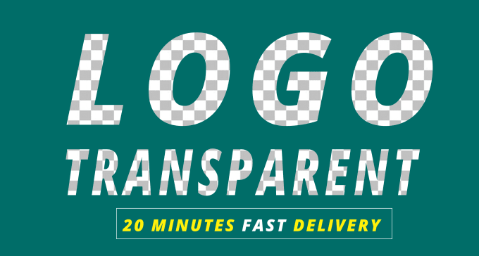 Edit modify change redesign and make transparent your logo by ...