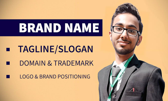 Create strategic name and tagline for your brand by Imhariz | Fiverr