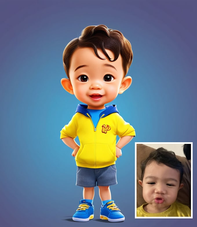 Make you as a viral disney pixar character 3d with ai by Sandhixt | Fiverr
