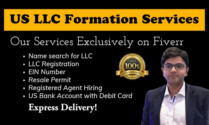 Setup us llc for residents and non residents by Tazproservices | Fiverr