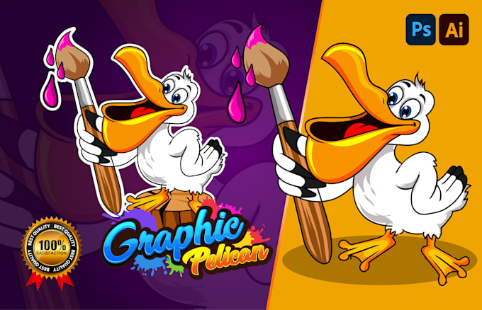 Design professional, modern cartoon, mascot business logo design by ...