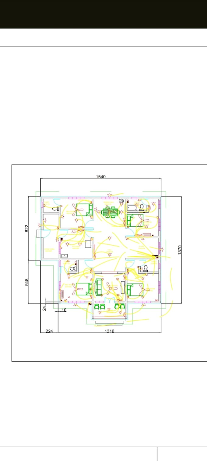 Do auto cadd plans and drawings by Asifali1997 | Fiverr