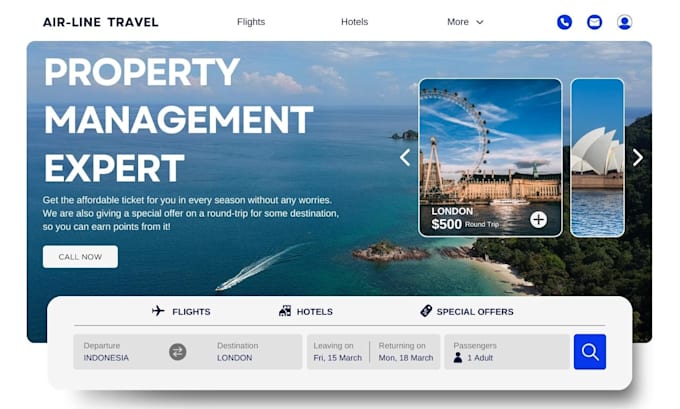 Build a short term rental website, an airbnb website, and a direct ...