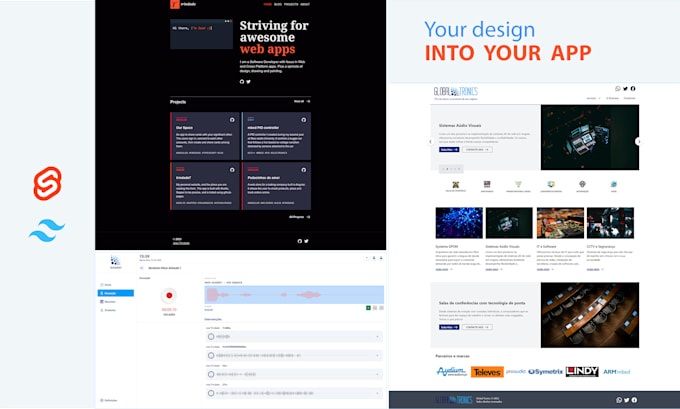 Convert images to website with svelte and tailwindcss by Jose_trindade | Fiverr