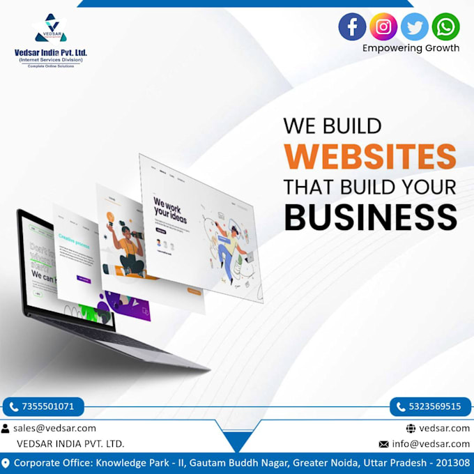 Create stunning dynamic website by Vedsar_india | Fiverr