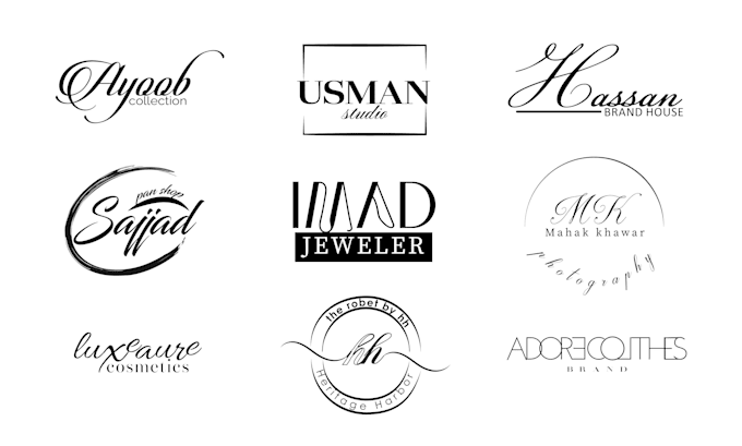 Design handwritten, signature, cursive, scripted logo by ...