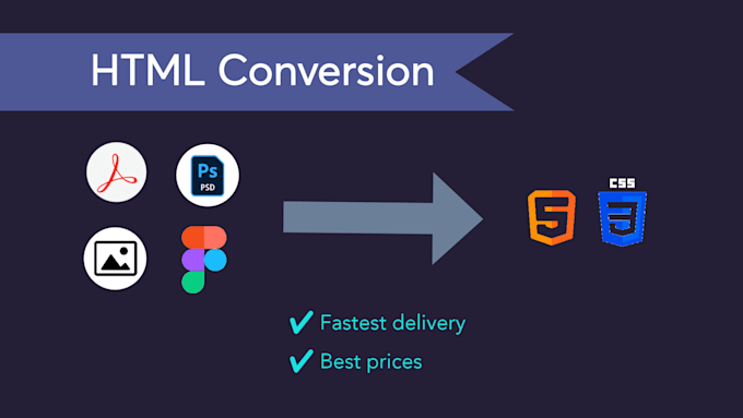 Convert psd, pdf, png and figma design to a full website by ...