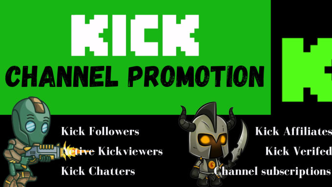 Promote your kick channel to get real followers, viewers, and chatters ...