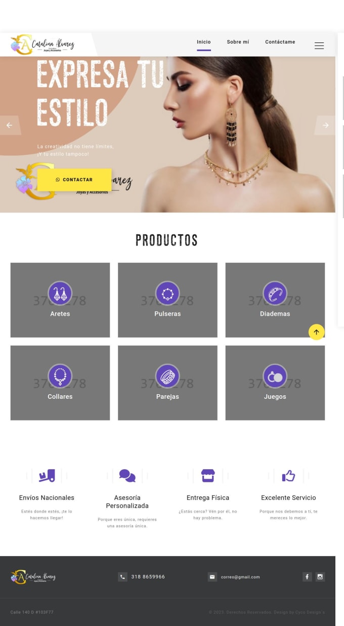 Create A Landing Page With Html Css And Javascript By Marlongv Fiverr