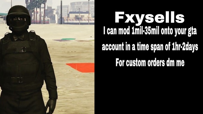 Mod your gta account with 1 to 35 million dollars ps4 edition only btw ...