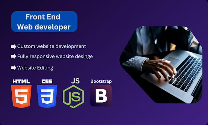 Be A Professional Web Designer And Front End Developer Useing Html Css Js By Snimran Fiverr
