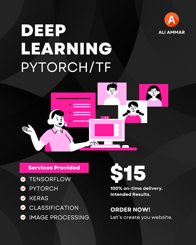 Do Deep Learning Tasks Using Yolo Tensorflow Pytorch Nlp By Aliammar685