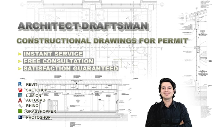 Be your architect, draftsman for house plans, construction blueprints ...