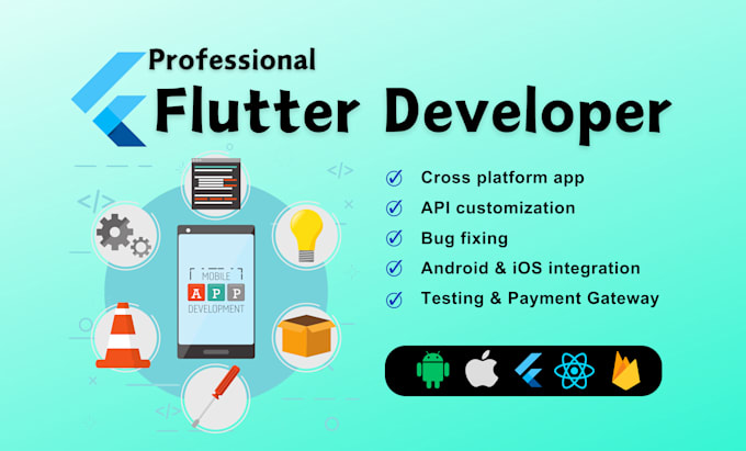 Do Custom Flutter Mobile App Development For Ios And Android App Development By Bitnix Tech Fiverr
