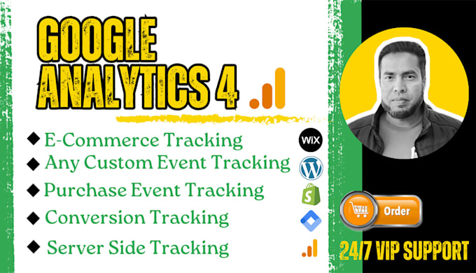 Setup google analytics 4, ga4 ecommerce tracking and server side tracking by gtm by Analyst_web ...