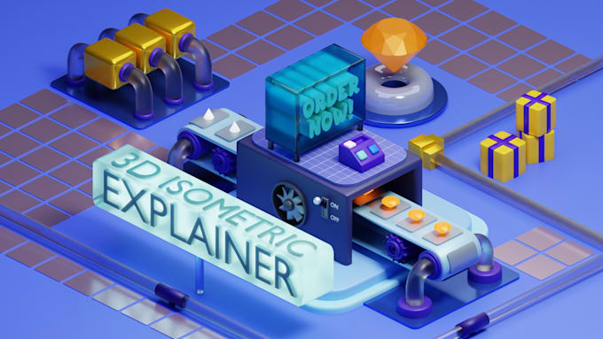 Create a unique, custom 3d explainer animation by Arukku_studio | Fiverr