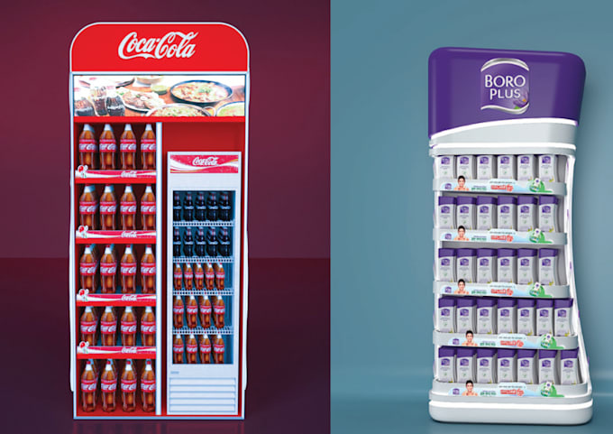 Design photorealistic 3d product display, retail and posm by Eftesifat ...