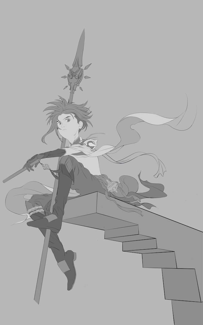 Draw clean line art of your favorite character by Seijo810 | Fiverr