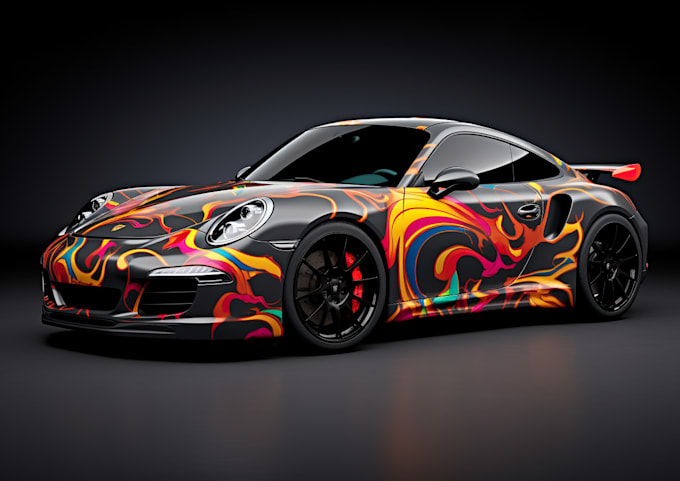 Attractive car wrap design and vehicle wrap design by Barrlient | Fiverr