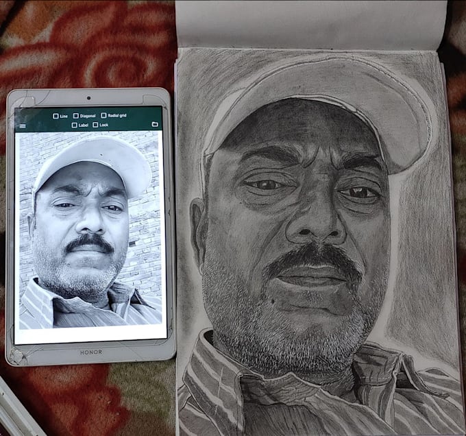 Draw realistic peoples sketch and anime characters portraits by ...