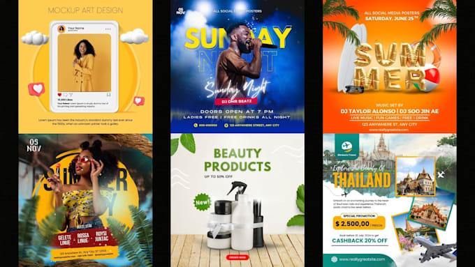 Create pro social media poster design by Oshannadeesha | Fiverr