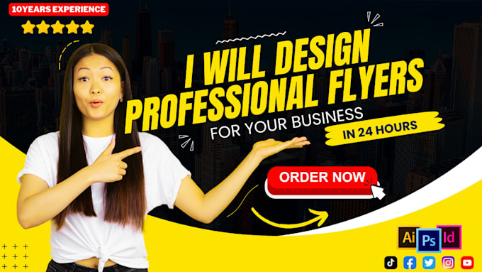 Design flyers for your business by Hamuni | Fiverr