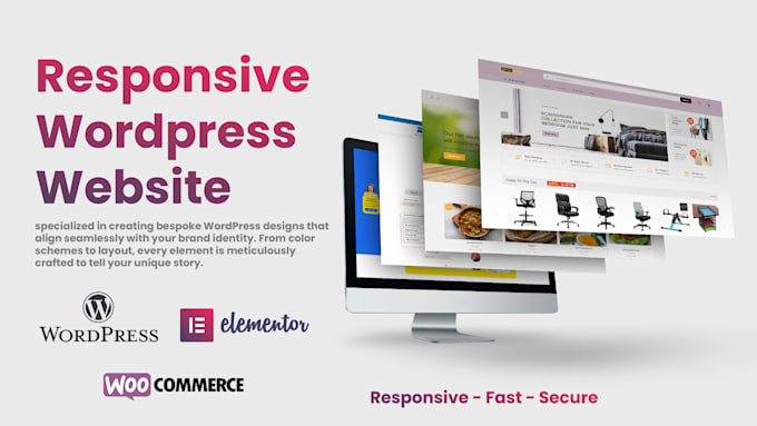 Create reponsive wordpress website by Wajih_2003 | Fiverr