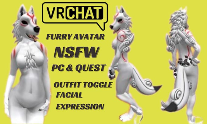 Create a custom vrc avatar, pc and quest compatible for vrchat and vtubing by Mark_dona | Fiverr