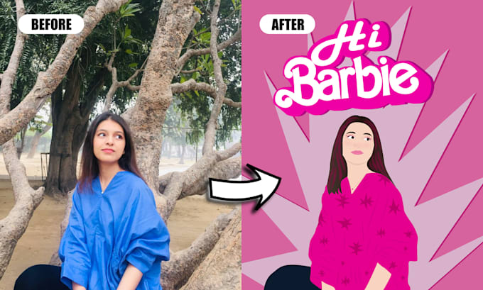 Convert jpg to vector, create vector graphics and recreate image by ...