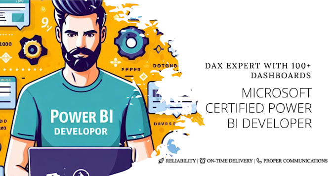 Create power bi dashboard, reports, dax, and data modeling by Manojkumar0033 | Fiverr